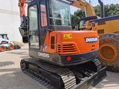 Cina Mini scavatore idraulico Doosan DH55 con ore di lavoro basse a prezzi accessibili in vendita