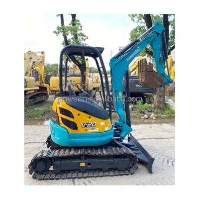 Cina Kubota U15 U20 U30 U35 Miniescavatore usato U35 2 tonnellate per progetti di estrazione e scavo in vendita