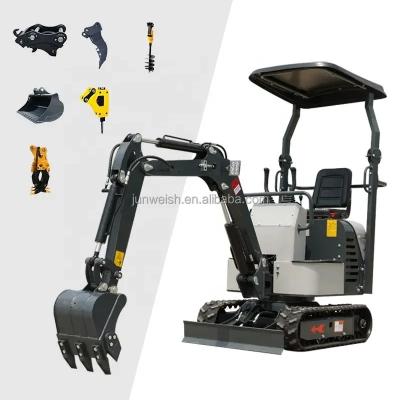 Cina 1.2 tonnellate mini escavatore scavatore cinese piccolo micro escavatore all'interno cilindro idraulico in vendita