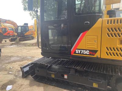 China 0.55m3 Bucket Capacity Sany 75 SY75c SY55 SY60 SY75 SY95 Used Mini Excavator Prices for sale