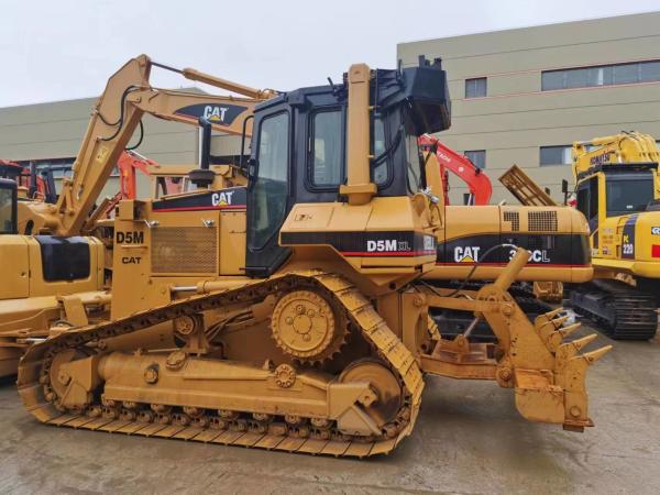 Quality Cummins Engine Used CAT D5M Bulldozer Original Caterpillar D5G D5K D5H Crawler for sale
