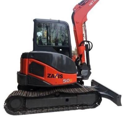Cina Usato Hitachi ZX50 Mini Crawler Excavator 5 tonnellate Motore ISUZU ENERPAC cilindro idraulico in vendita