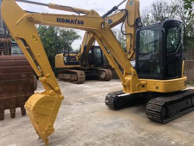 China Moving Type Crawler Excavator Used Komatsu PC55 Second Hand Digger Construction Machinery for sale