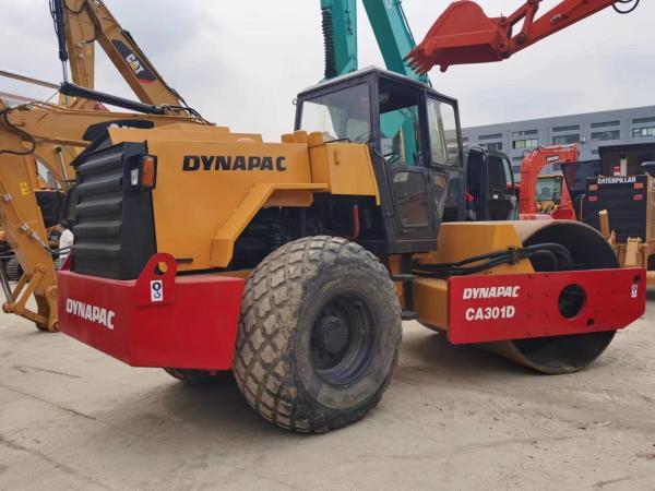 Quality CA301D Secondhand Double Drum Vibratory Roller Earth Compactor Machine for sale