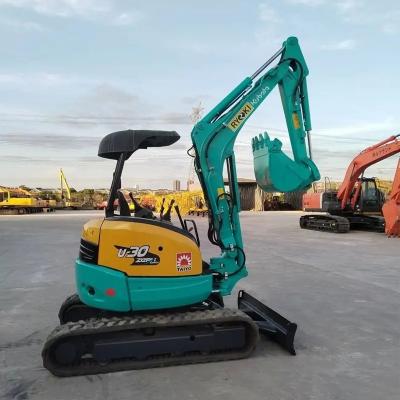China 3000 KG Kubota U15 U20 U30 Micro Tracked Used Mini Excavator U35 3 Ton for Digger Sale for sale