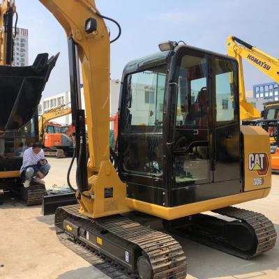 Cina Scavatore a striscia con raggio di scavo massimo 2450 mm e miniescavatore di gatto usato 306 307308 in vendita