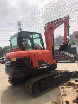 Cina 0.75m3 Capacità del secchio Usato Doosan DX60 DH55 escavatore per le vostre esigenze di scavo in vendita
