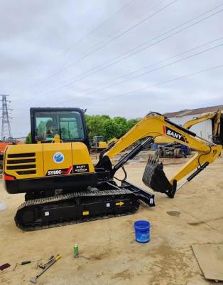 China Sany 55 SY75 SY75c-10 SY60 SY95 Bagger mit 0,55m3 Eimer und KOOP/CHANGCHAI Motor zu verkaufen