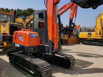 China Used Doosan DH55 Micro Excavator 58kw Secondhand Hydraulic Excavator within 2018 Year for sale