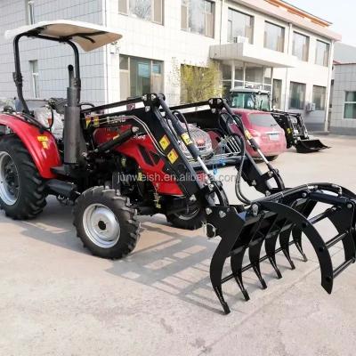 China MAP 4*4 Wheel Drive 50 HP Tractor with Front End Loader and Backhoe Loader Lawn Mower for sale
