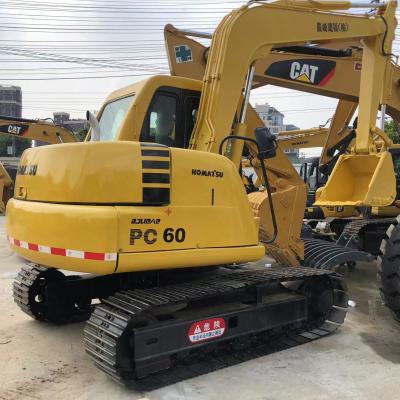 China Japan Komatsu PC60 6 Tonnen Bagger Einzigartiger Verkaufspunkt Hohe Betriebseffizienz zu verkaufen