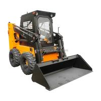 China CE Certificated Fully Hydraulic Skid Steer Loader Drive Mode Hydrostatic Mini Loader for sale
