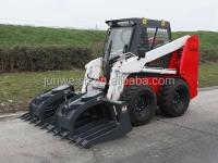China CE Certificated Fully Hydraulic Skid Steer Loader Drive Mode Hydrostatic Mini Loader for sale