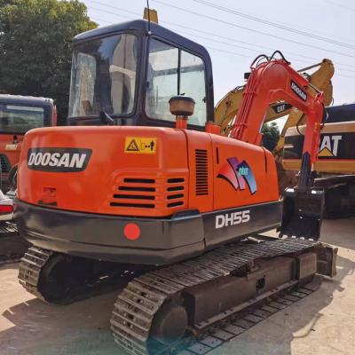 China Gebraucht DOOSAN DH55 Bagger Original DX55 DX60 für Bauarbeiten in gutem Zustand zu verkaufen