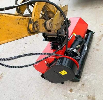 China Customized Sany Mini Excavator with Hydraulic Lawn Mower Attachments Rated Speed 2km/h for sale