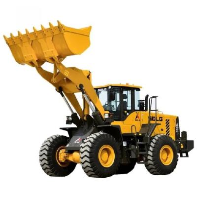 China SDLG LG956L carregador frontal de 5 toneladas com descarga e potência hidráulica por bomba Parker à venda
