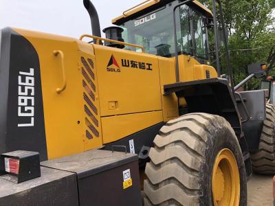 Cina SDLG LG956L 5 tonnellate caricatore frontale potenza idraulica 4 ruote e utilizzato per mulcher forestale in vendita