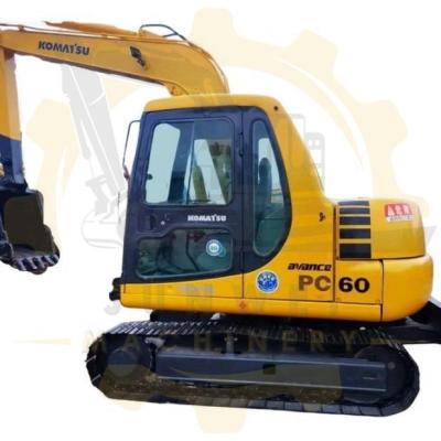 Cina Motore KOOP Giappone Usato Komatsu Escavatore 6 TON Escavatore di seconda mano Komatsu PC55 pc60 in vendita