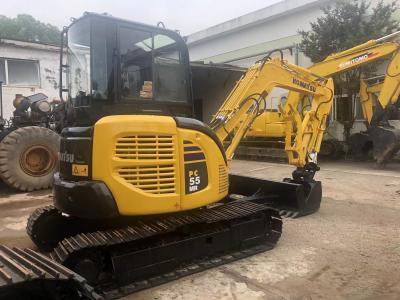 China Excavadora de segunda mão Komatsu PC55 com bomba hidráulica e motor KOOP/CHANGCHAI à venda