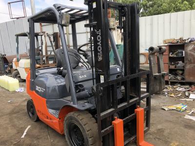 China 3-Ton Capacity Used Toyota Forklift Affordable Solution For Construction for sale