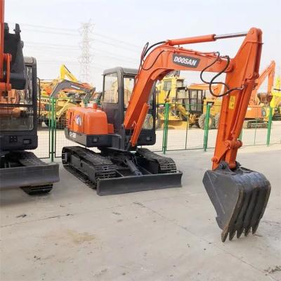 Cina Corea Usa Doosan DH55 Mini Escavatore con 0,75m3 di capacità di secchio e 58kw di potenza in vendita