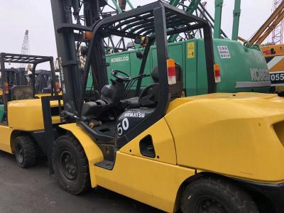 Cina FD50 T 5T Komatsu carrello elevatore giapponese ISUZU Motore in buono stato in vendita