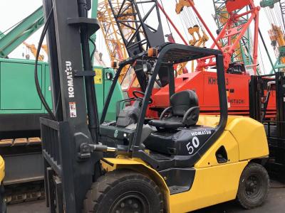 Cina FD50 T 5T Komatsu carrello elevatore giapponese ISUZU Motore in buono stato in vendita