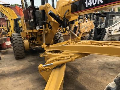 Cina CAT 140k Motor Grader di seconda mano Caterpillar 140G 140K 140 Hydraulic Cylinder Grader in vendita