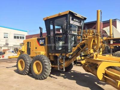 China 140h Utilização de segunda mão CAT Motor Grader com e Huade válvula hidráulica 140G 140K 140 à venda