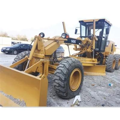 China 2018 CAT 140K 140H Motor Grader with Front Blade Bucket High Operating Efficiency for sale