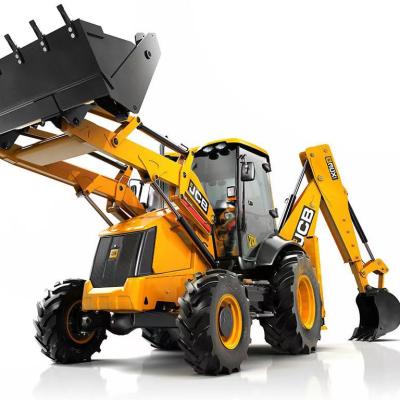 China 4-wheel Drive Backhoe Excavator Loader JCB 3CX 4CX with BOXINHUASHENG Hydraulic Valve for sale