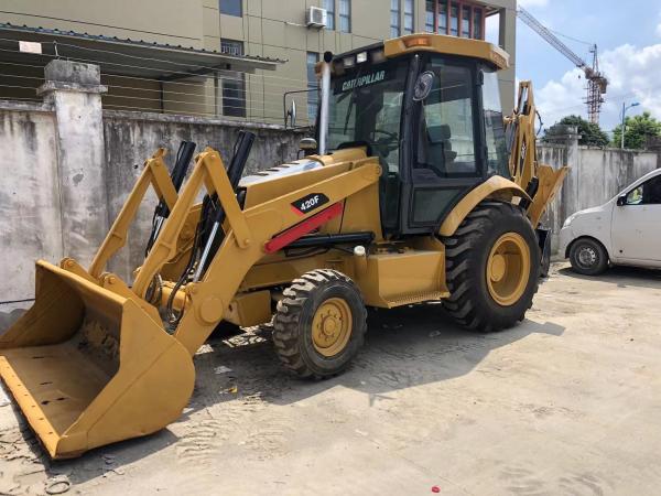 Quality Used CAT 420F Backhoe Loader Excavator with 92 KW Power and 0.5 CBM Bucket for sale