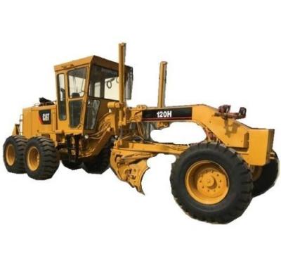Cina 120g Caterpillar di seconda mano 120G 12H 140H Motor Grader Usato con velocità di ritorno di 10 km/h in vendita