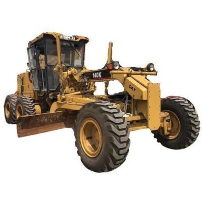 Cina CAT 140K Motor Grader Giappone utilizzato in negozi di materiali da costruzione con e 132kW potenza nominale in vendita
