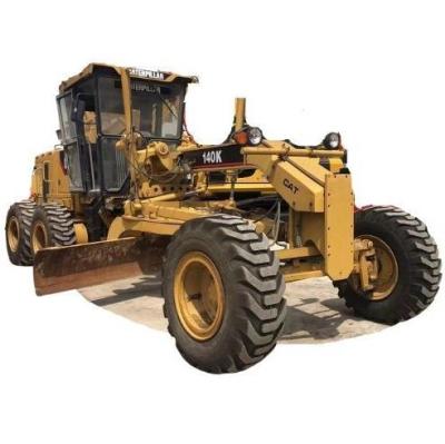 Cina Giappone Used CAT 140K Motor Grader con cilindro idraulico Bosch Rexroth Accessibile in vendita