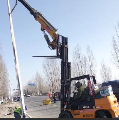 China 1755 x 800 x 2068 mm Multifunction Forklift with Telescopic Handler and Lifting Tools for sale