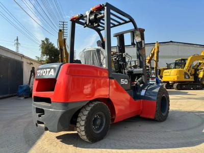 Cina Impianto di fabbrica di carrelli elevatori diesel da 5 tonnellate con motore ISUZU giapponese e cambio laterale in vendita