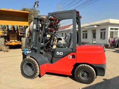 Cina Impianto di fabbrica di carrelli elevatori diesel da 5 tonnellate con motore ISUZU giapponese e cambio laterale in vendita