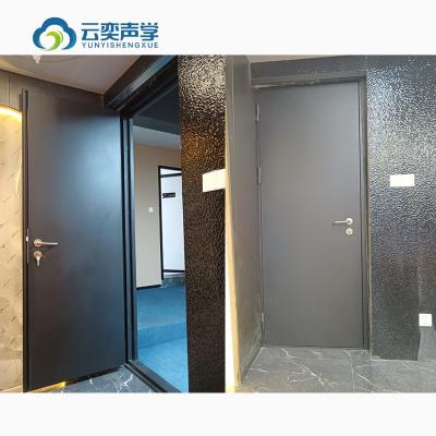 Cina Dimensione personalizzata 2100*900mm Acciaio ignifugo interno Acustico Porta insonorizzata Produttore in vendita
