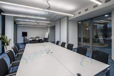 China Geluidsdichte opvouwbare mobiele modulaire kantorenwand Te koop