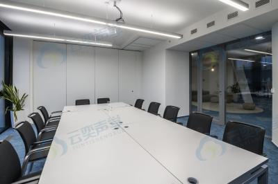 China Geluidsdichte opvouwbare mobiele modulaire kantorenwand Te koop