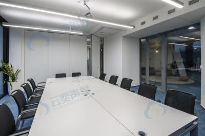 China Geluidsdichte opvouwbare mobiele modulaire kantorenwand Te koop