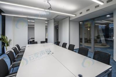China Geluidsdichte opvouwbare mobiele modulaire kantorenwand Te koop