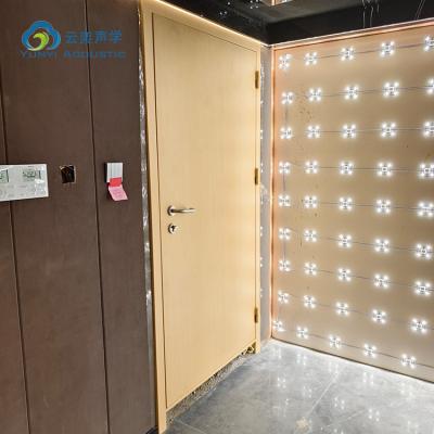 Cina Porta insonorizzante Acciaio e legno Porta composita per bambini Camera dal vivo Sala cinema Porta conferenza in vendita