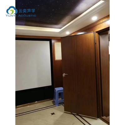 Cina Porta acustica isolante acustica con vetro acustico 60 minuti porta singola acustica ignifuga STC 45dB in vendita