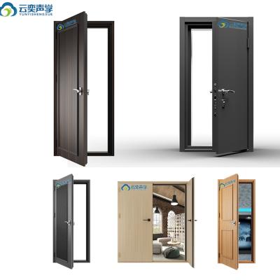 Cina Porta acustica Isolamento acustico Porta 60 minuti resistenza al fuoco Porta singola per sala batteria Sala pianoforte Sala studio in vendita