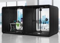 China Movable Portable Soundproof Booth For Public Working Area for sale