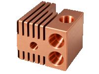 China Precision CNC Machined Copper Pneumatic Components for sale