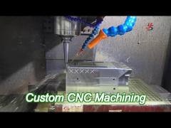 custom cnc machined aluminum housing for automotive prototype and low volume production