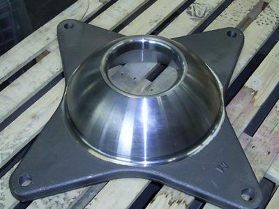 China AAR forged rail center plate Casting Center Railway Pivot Plate for SNCF Railcar Bogie for sale